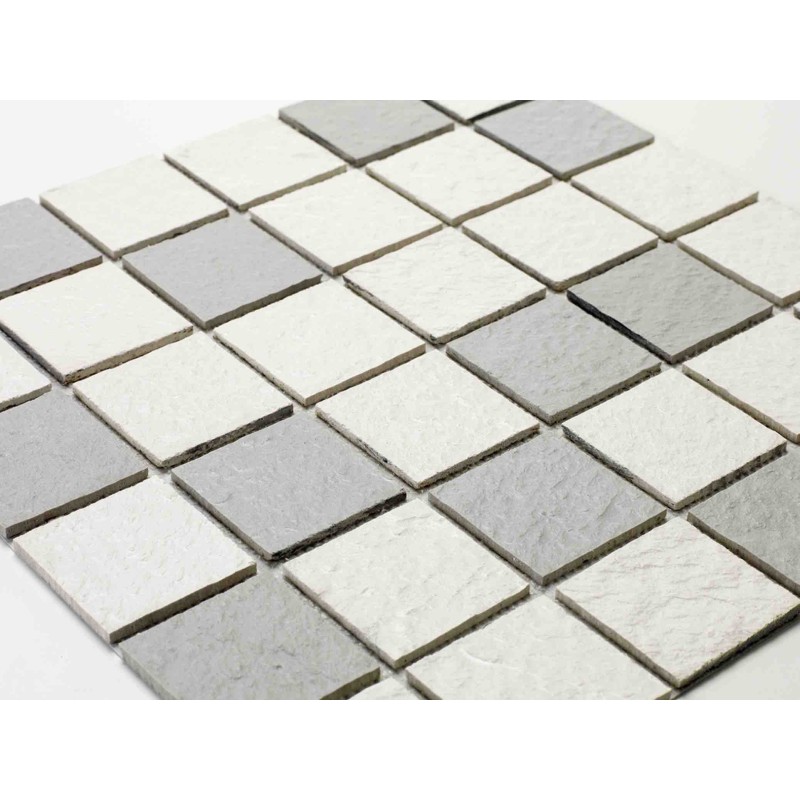 Stone imitation resin mosaic 100 x 50 cm - 5 x 5 cm